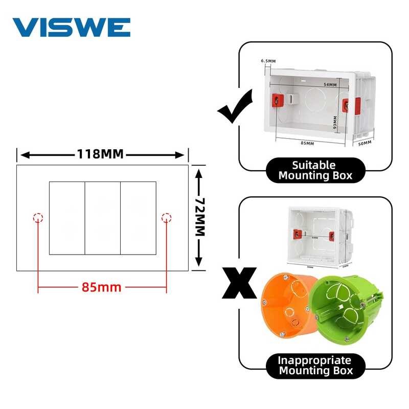Brazil VISWE Standard Wall Outlets 10A 20A Power Plug With Usb Type-C ...