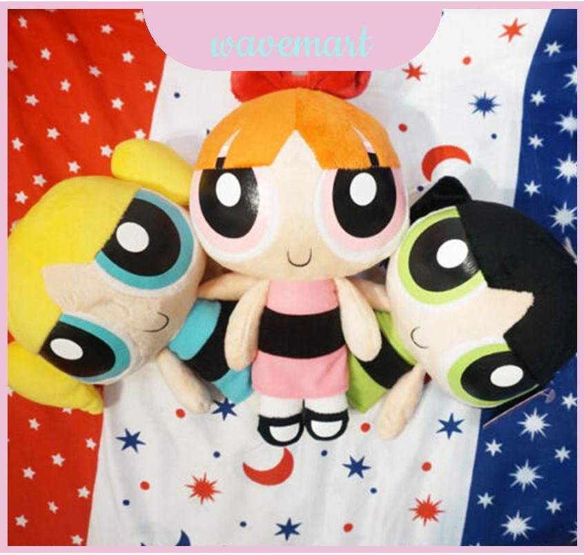 20cm Girls Powerpuff Plush Dolls Short Plush Stuffed Toys Gifts** Youth ...