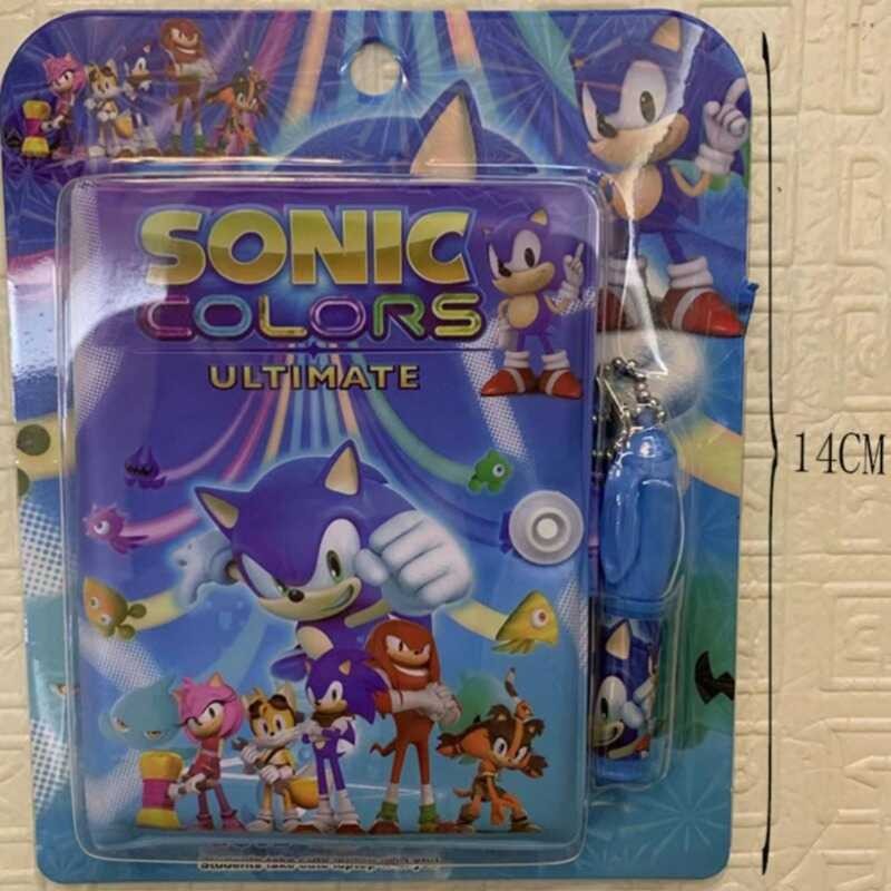 Mario Sonic Notebook Set Cute Student Stationery Small Prize Travel ...