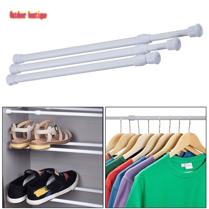 in stock MY Adjustable Curtain Rod Metal Spring Loaded Bathroom Bar ...