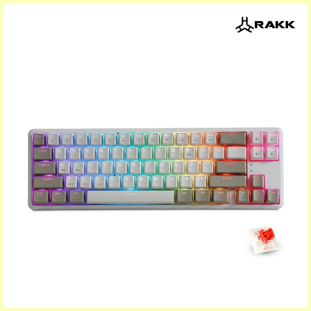 ,,RAKK Pluma 68 and Pluma V2 57 keys Wireless Mechanical Keyboard | Tri ...