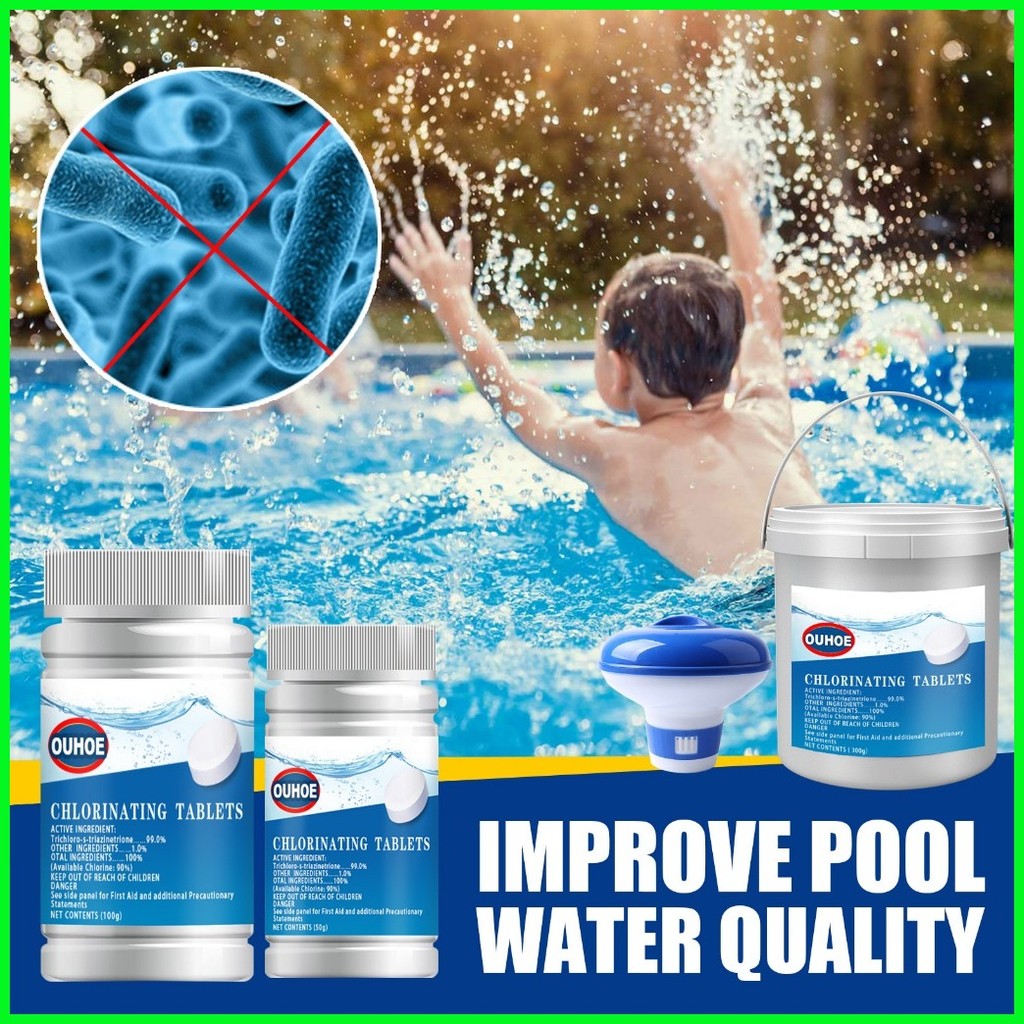 ۞ ∏ ♒ 300g Swimming Pool cleaning effervescent tablets Pool ...