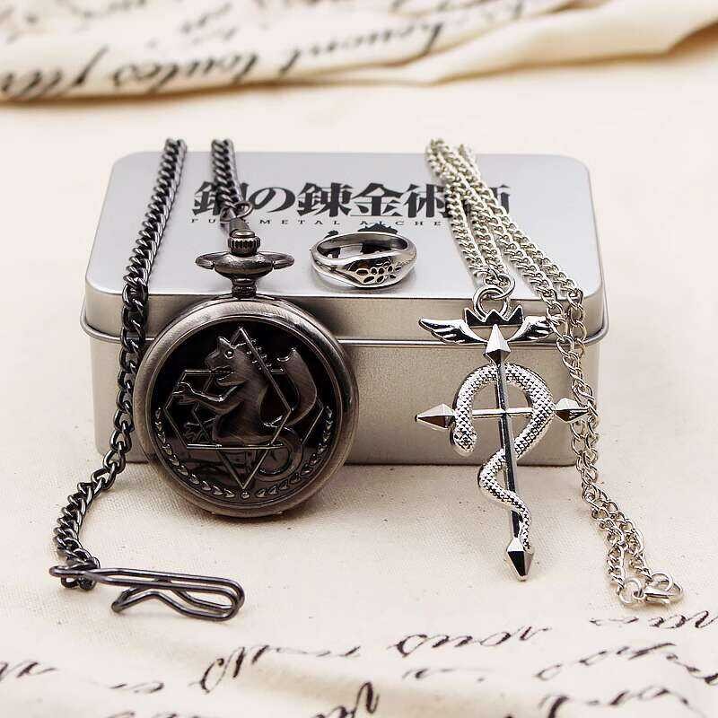 Steel Alchemist fa pocket watch Edward Alroy steel electronic watch ...