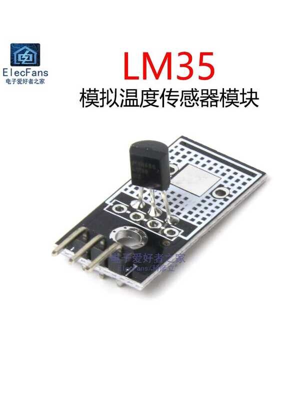 LM35D Analog Sensor Module LM35 Temperature Measurement Intelligent Car ...