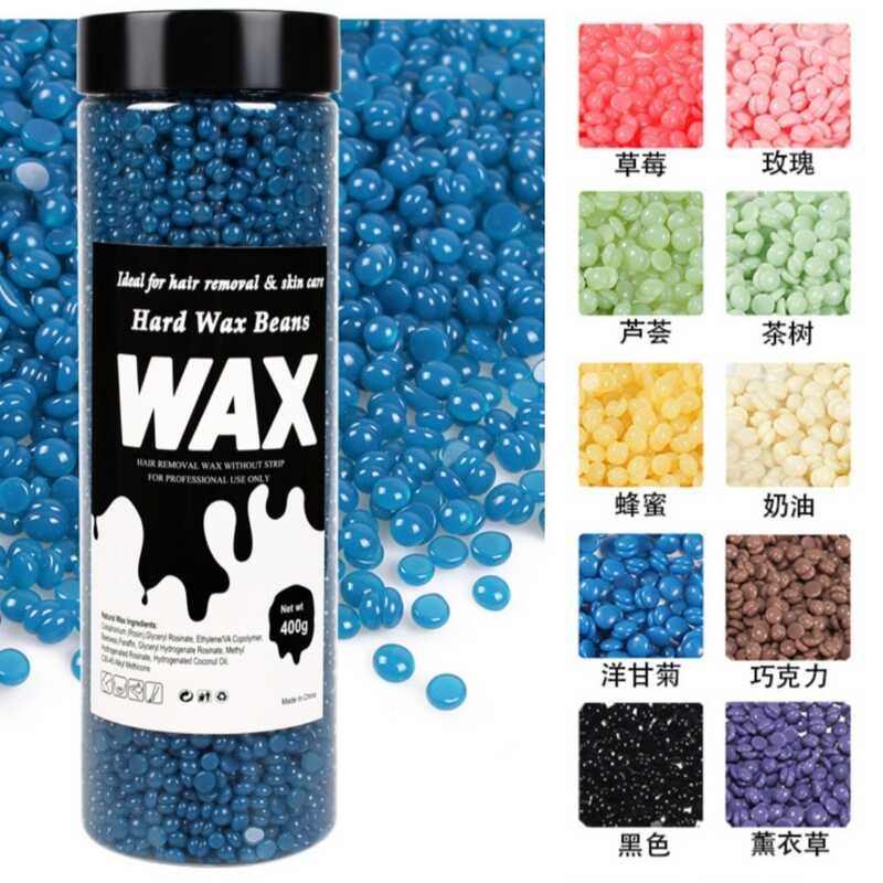 wax depilatory G Paper Free Solid Hard Wax Hot Honey Hair Removal Beans ...