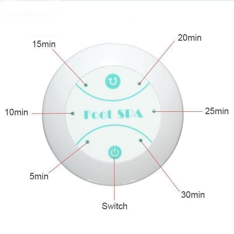 Household Mini Detox Foot Spa Machine Ionic Detox Foot Bath Massage ...