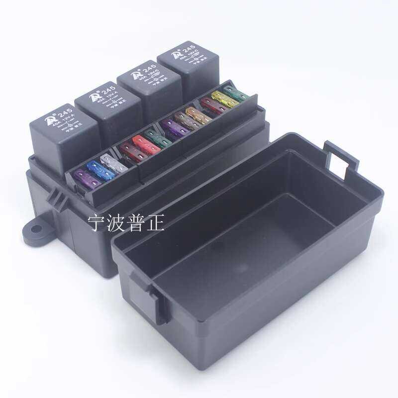 Automotive relay fuse combination multi-channel detachable wiring ...