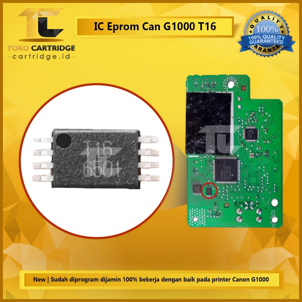 Ic Reset Counter Canon G1000 T16 Printer, IC Resetter Waste Full T16 ...