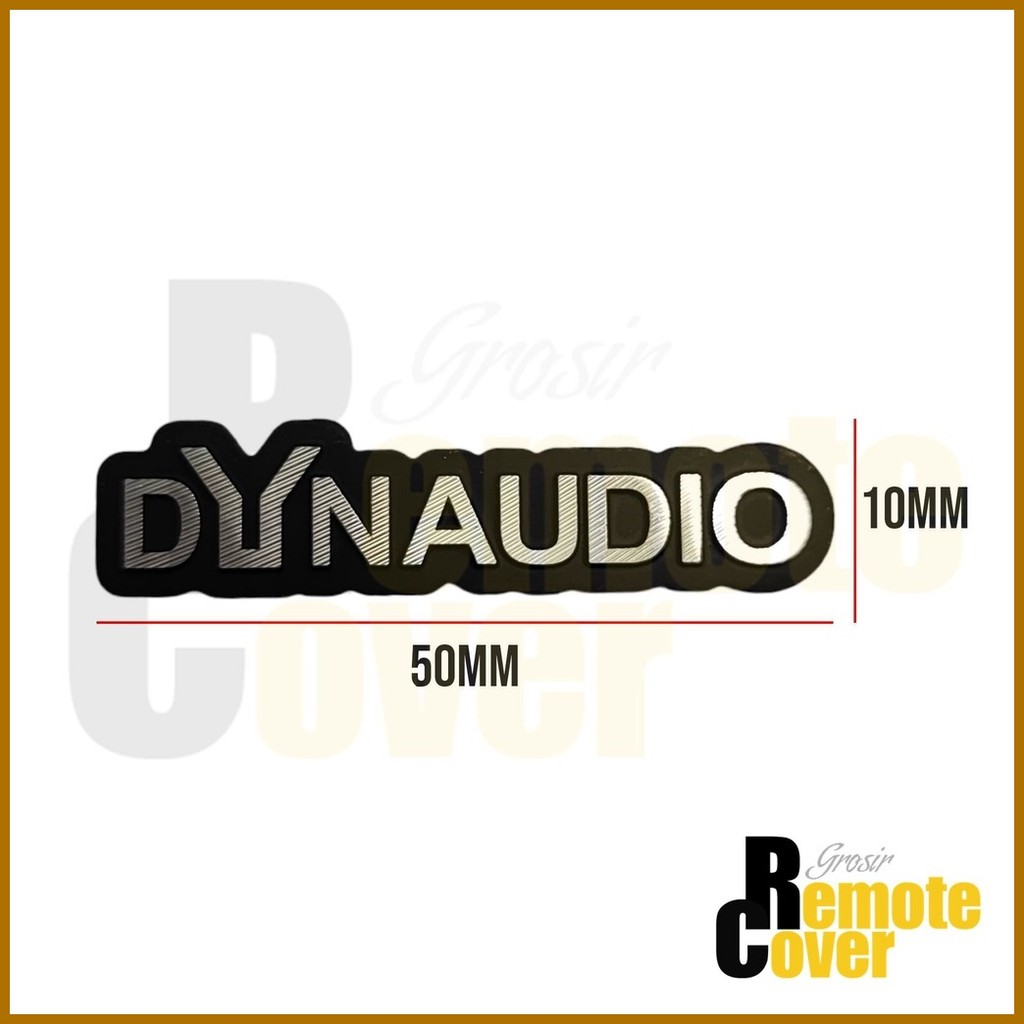 Emblem Aluminum Sticker Decals 3D Logo Dynaudio Audio Speaker | Shopee ...