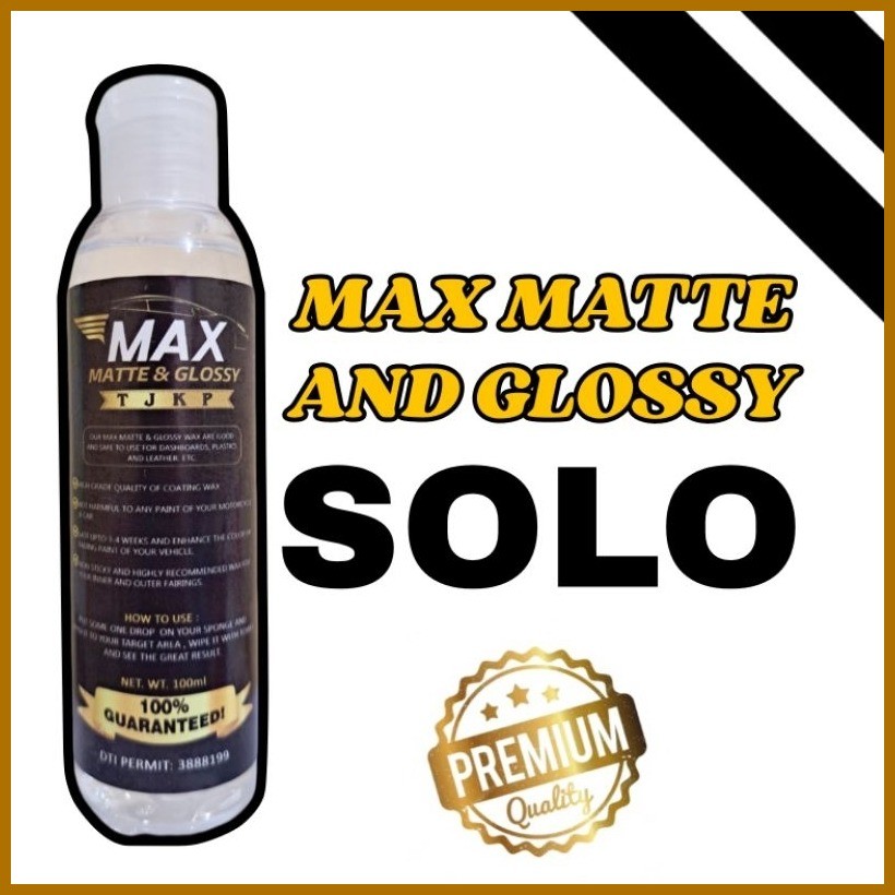 MAX MATTE AND GLOSSY (SOLO) | Shopee Philippines
