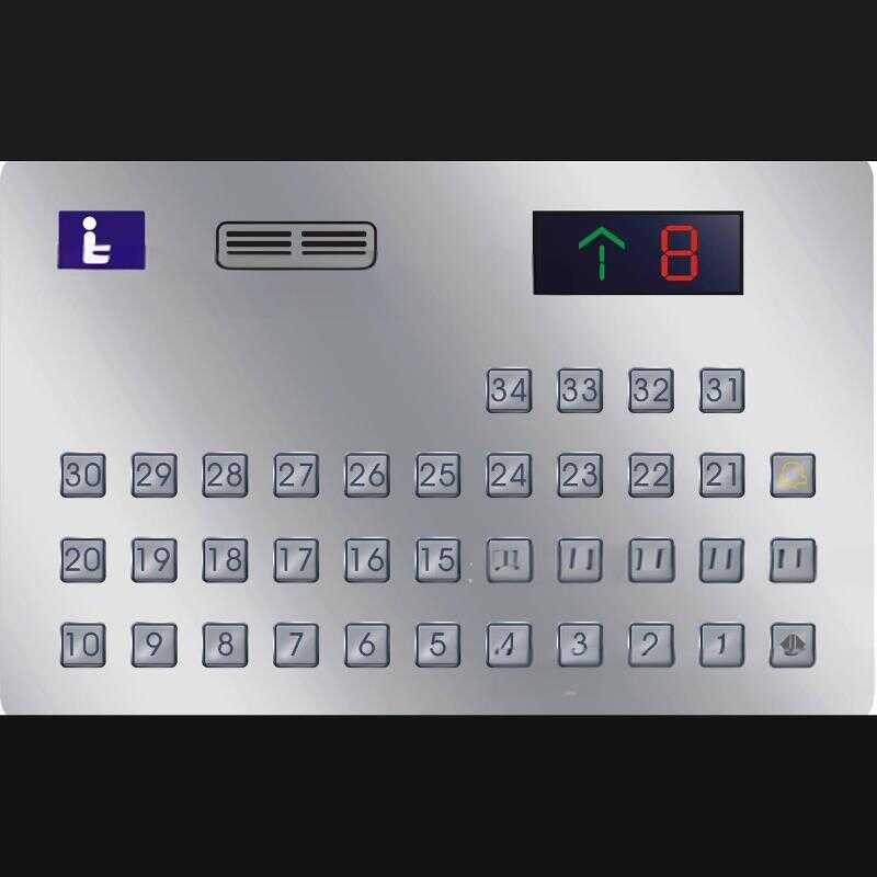 Elevator car box/disabled/accessible control panel/intercom angkop para ...