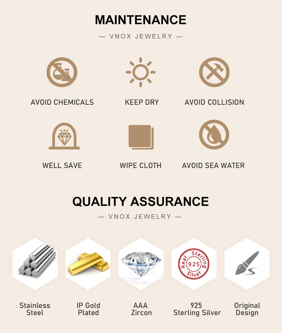 Vnox Fashion Stainless Steel Waterproof Open Ring Minimalist Charms ...