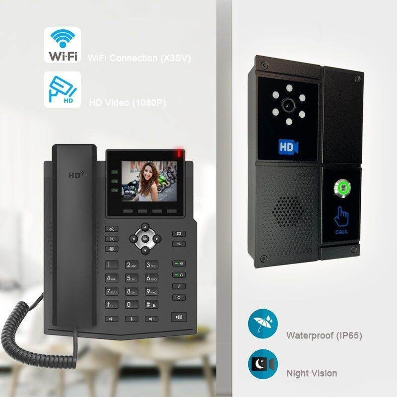 Smart Network SIP Video Intercom Access Control System WIFI Function Display Telephone Lande IP ...