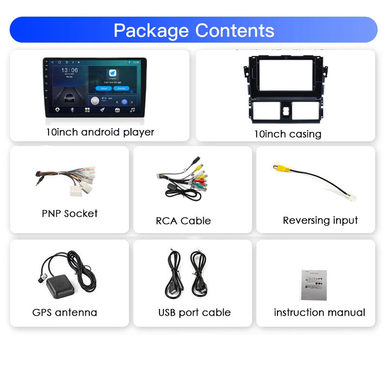 Topway TS18 (4G SIM Support) for Toyota Vios Yaris 2014-2018 Android ...