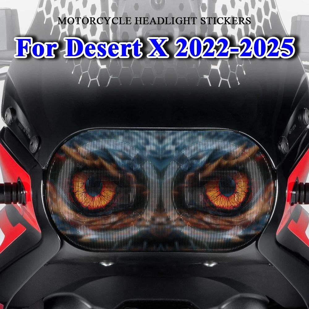 1 Pair Motorcycle Headlight Guard Stickers For Ducati DesertX Desert X ...