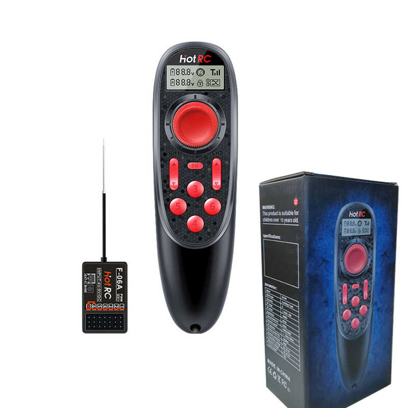 DS-600 HOTRC 6CH 2.4GHz Radio System Transmitter Remote Controller ...