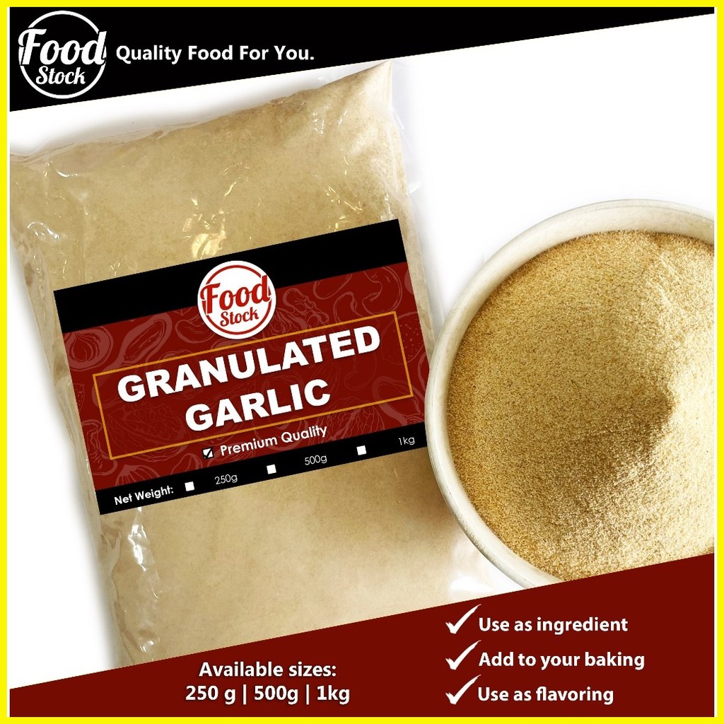 ¤ Food Stock Granulated Garlic (250g, 500g, 1kg) | Shopee Philippines