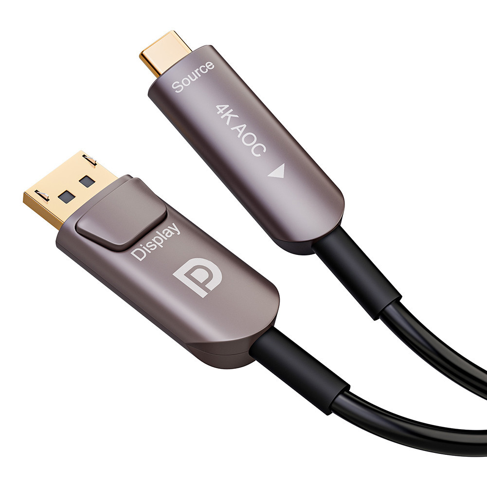 10m 15m Type C To DP Cable Fiber Optic Cable HDR 4K 60Hz USB C Male To ...