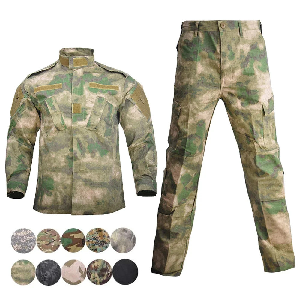 Outdoor Combat Uniform Tactical Uniforms Set Jacket + Pants Hunting ...
