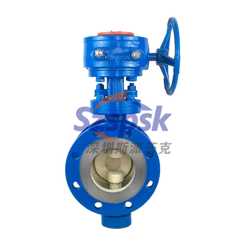 Cast Steel Worm Gear Flange Triple Eccentric Hard Seal Butterfly Valve D343h-16C Dn150 200 250 ...