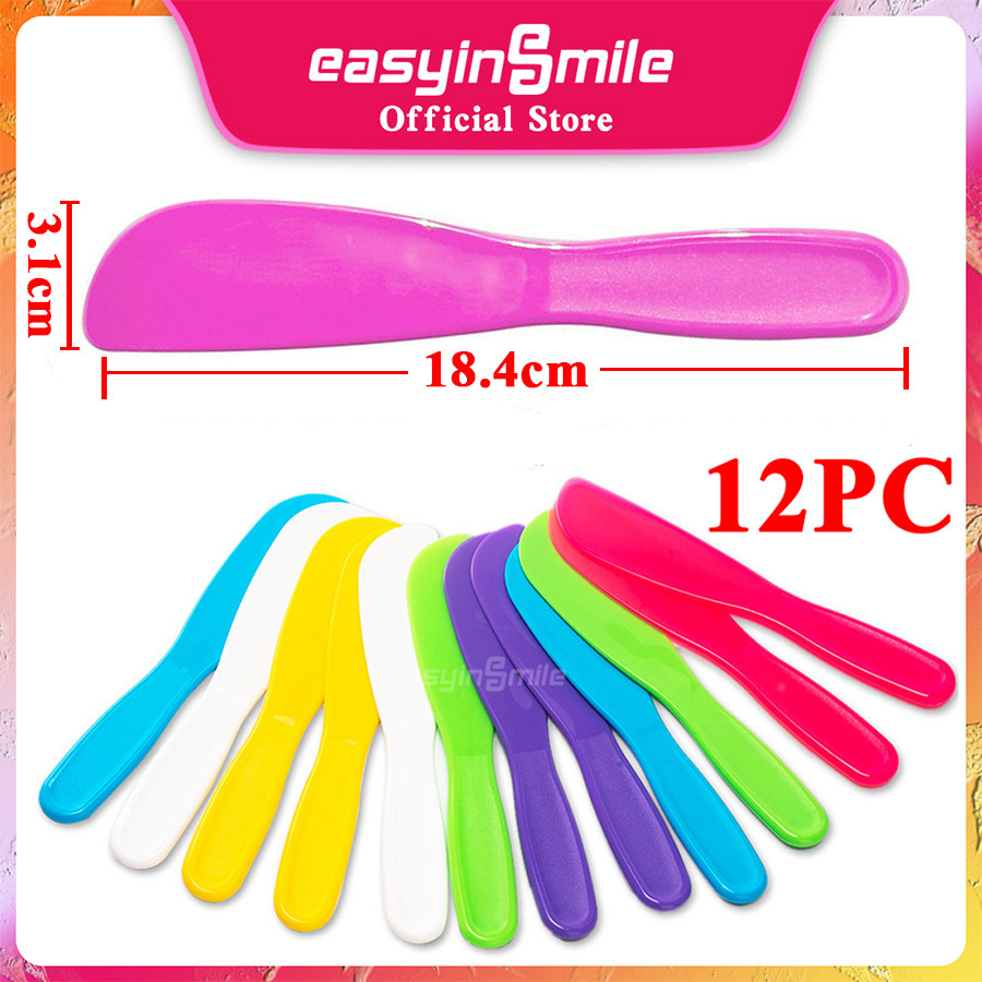 ental 12Pc/Pack Alginate Mi Plaster Knife Plastic Dental laboratory ...