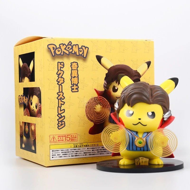 Pikachu Figurine Cross Dressing Pok É Mon Cosplay Avengers Iron Man ...