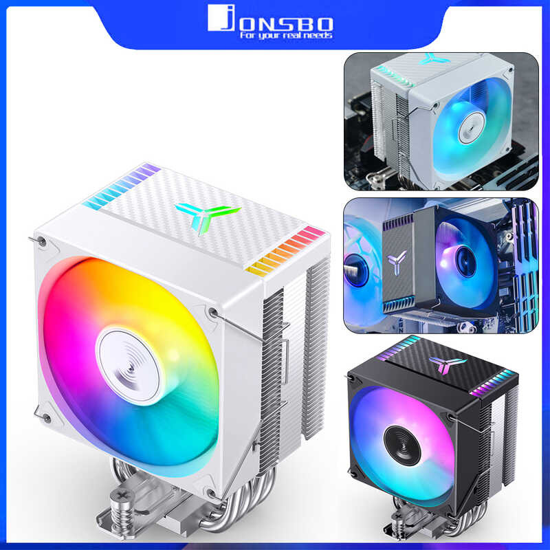 JONSBO Cr-1400 ARGB 4 Heat Pipe Tower 5V 3 Pin CPU ITX Air-Cooled ...