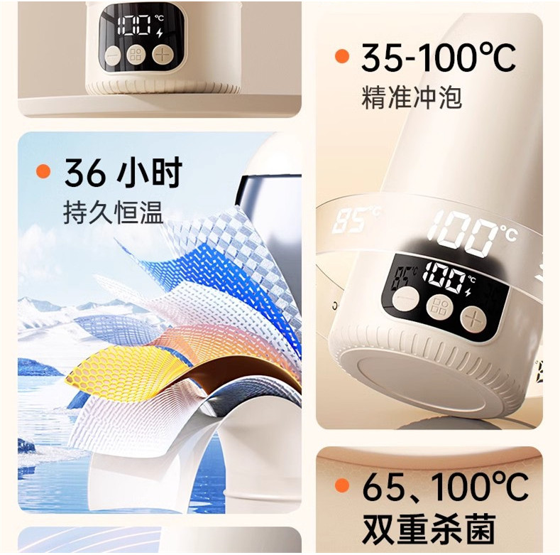 [Upgraded Pro] Portable Breast Warmer Type-c 100°Constant Temperature ...