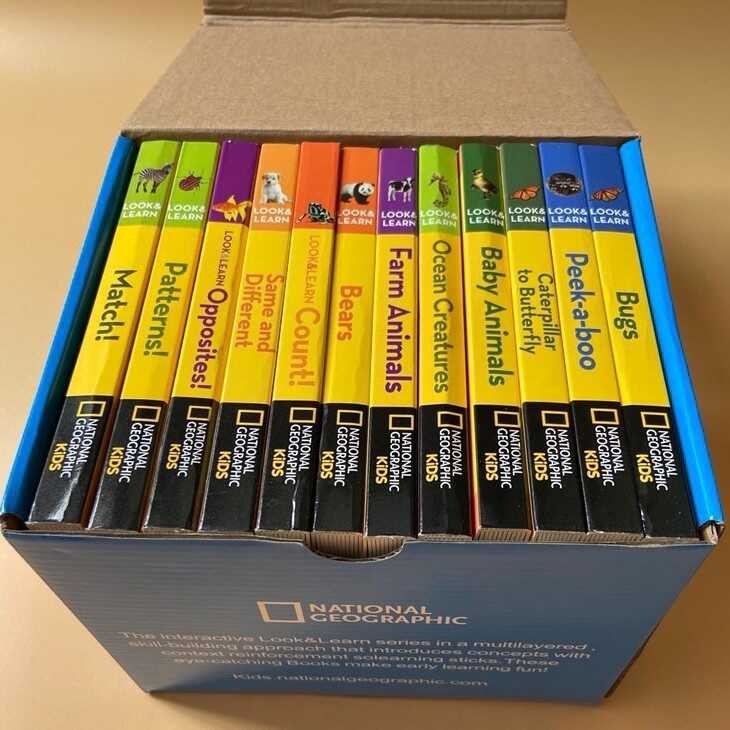 Geography Kids Look and Learn Boxed 12 Volumes Children's English ...