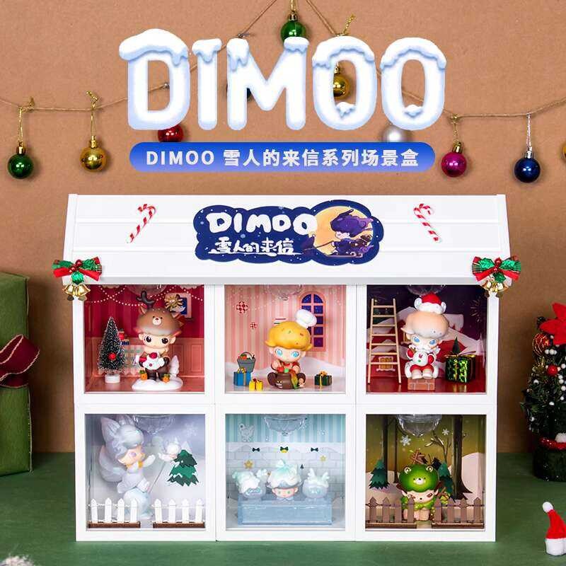 POPMART Bubble Mart DIMOO Snowman's Christmas Gift Blind Series ...