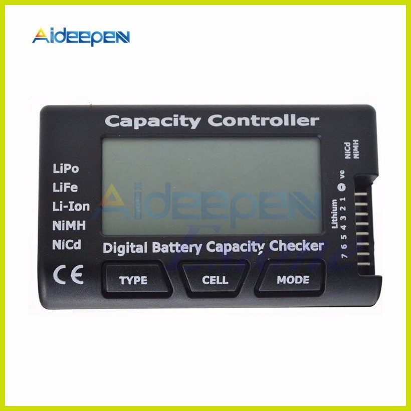 ☪ ↓ ☜ – LCD Digital Battery Capacity Checker CellMeter-7 RC CellMeter 8 ...