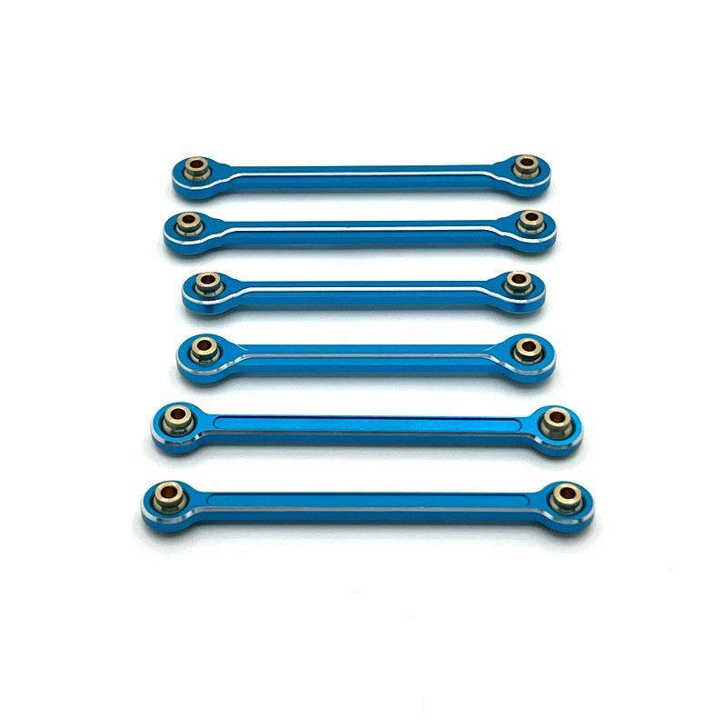 MJX 10208 Metal Turnbuckles Pull Rod Link Rod Steering Rod Set 1/10 RC ...