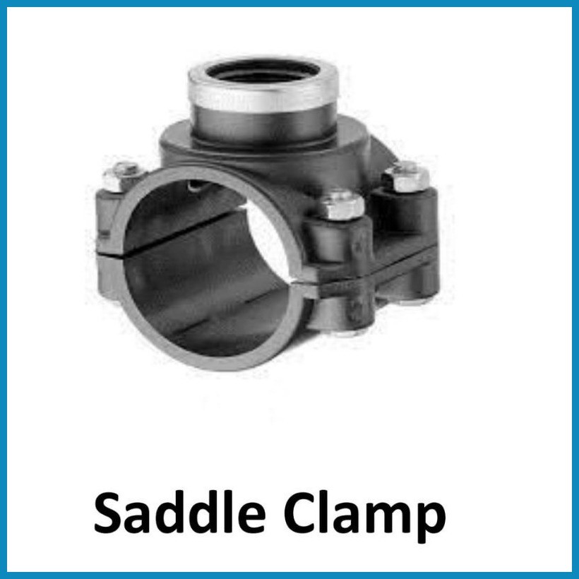 Saddle Clamp / PVC PE Compression Saddle Clamp P.E. Compression Clamp ...