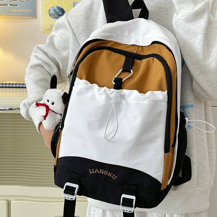 New Student Backpack Casual Large Capacity Student Backpack Girls ...