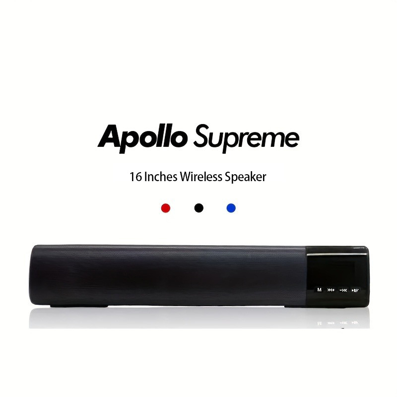 Apollo Supreme Wireless Bluetooth Speaker Quad Stereo 3D Surround ...
