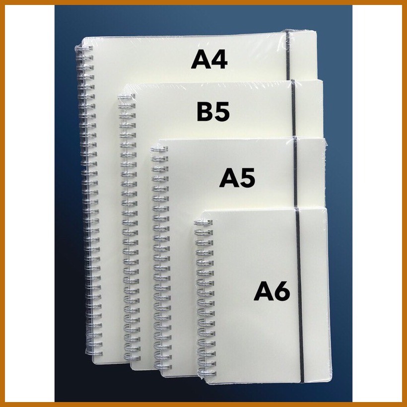 100% ☎ Notebook with Garter A6/A5/B5/A4 Dotted/Lined/Grid/Blank ...