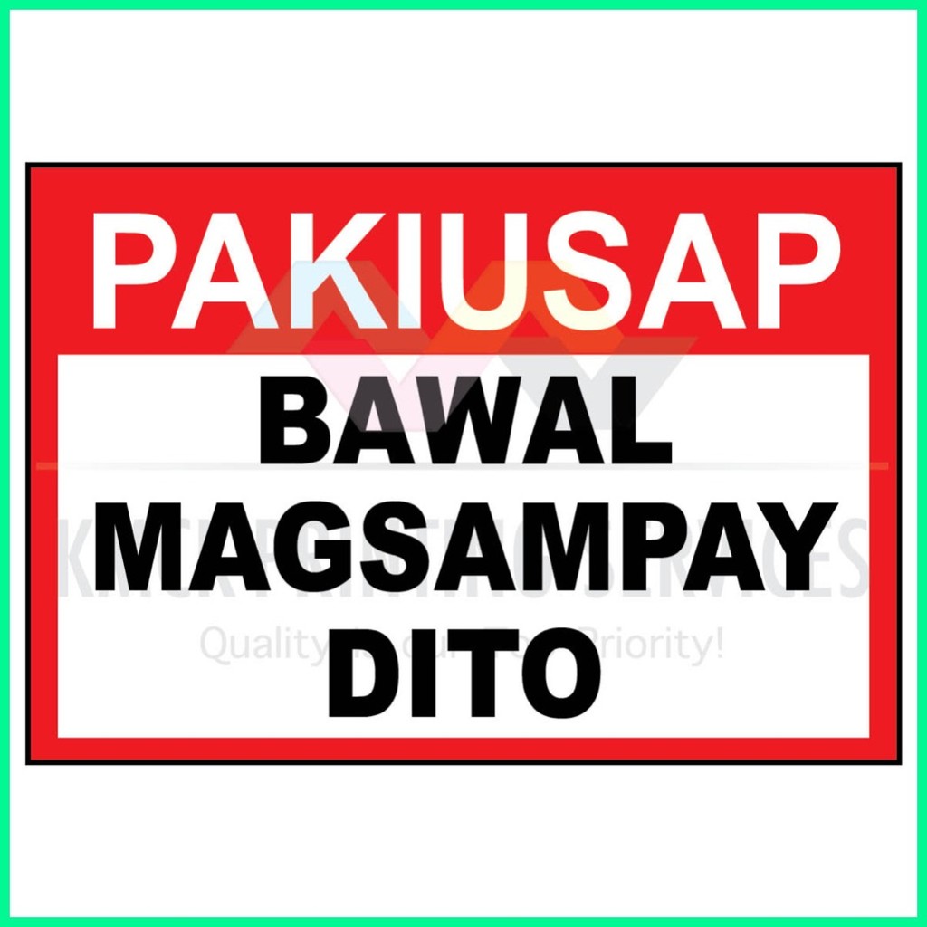 ۞ ☽ Bawal Magbanlaw | Bawal Maglaba | Bawal Magsampay Dito Sign ...
