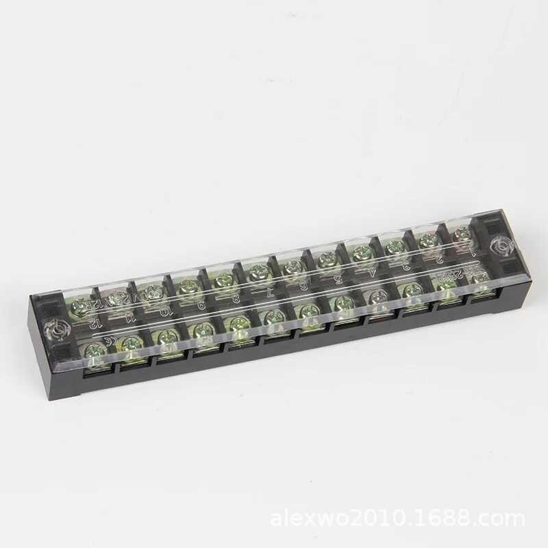 Fixed combination terminal block TB-2512 25A 12 section distribution ...