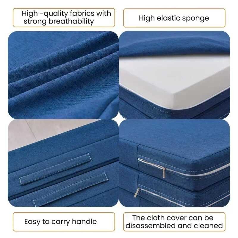 Sponge Foldable Mattresses Single Bed Furniture Memory Foam Folding ...