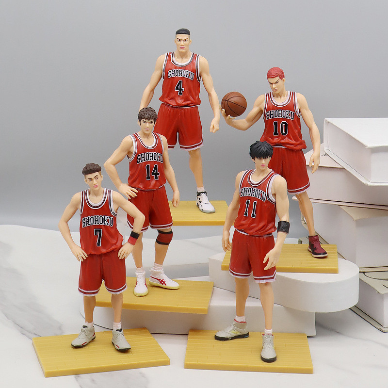 Slam Anime Figures Gk Shohoku Team Standing Style Sakuragi Hanamichi ...