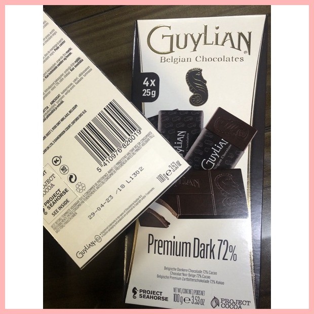 Guylian Belgian Chocolate Bar, 100g (4x25g) ⭐ ∏ | Shopee Philippines