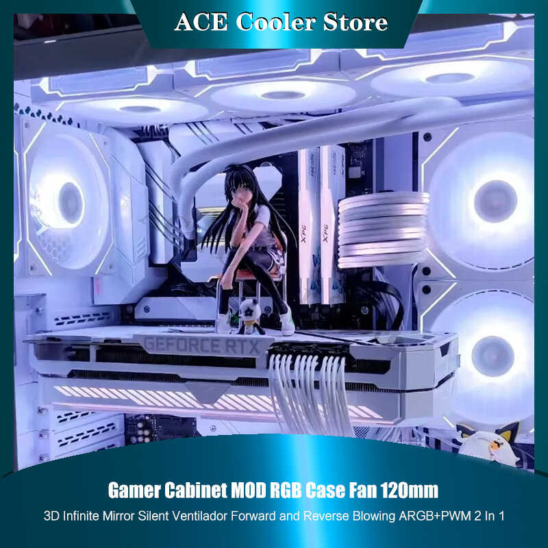 Infinity 3 D4 Mirror Fan 12025 Gen.3 Pro Argb+Pwm 2 In 1 Forward And ...