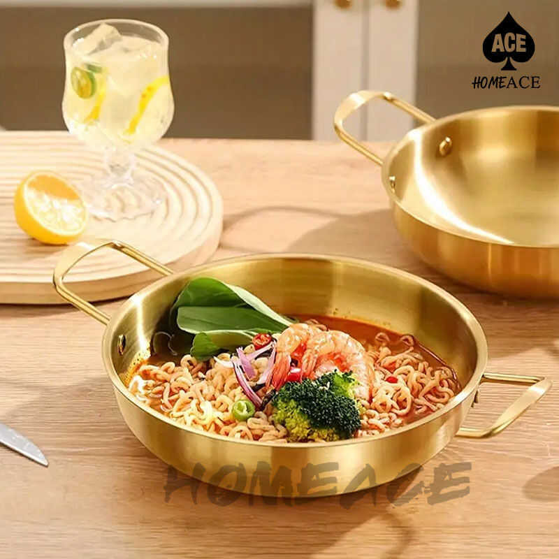 Homeace Korean Gold Pot Ramen Instant Noodle Stainless Steel Various ...