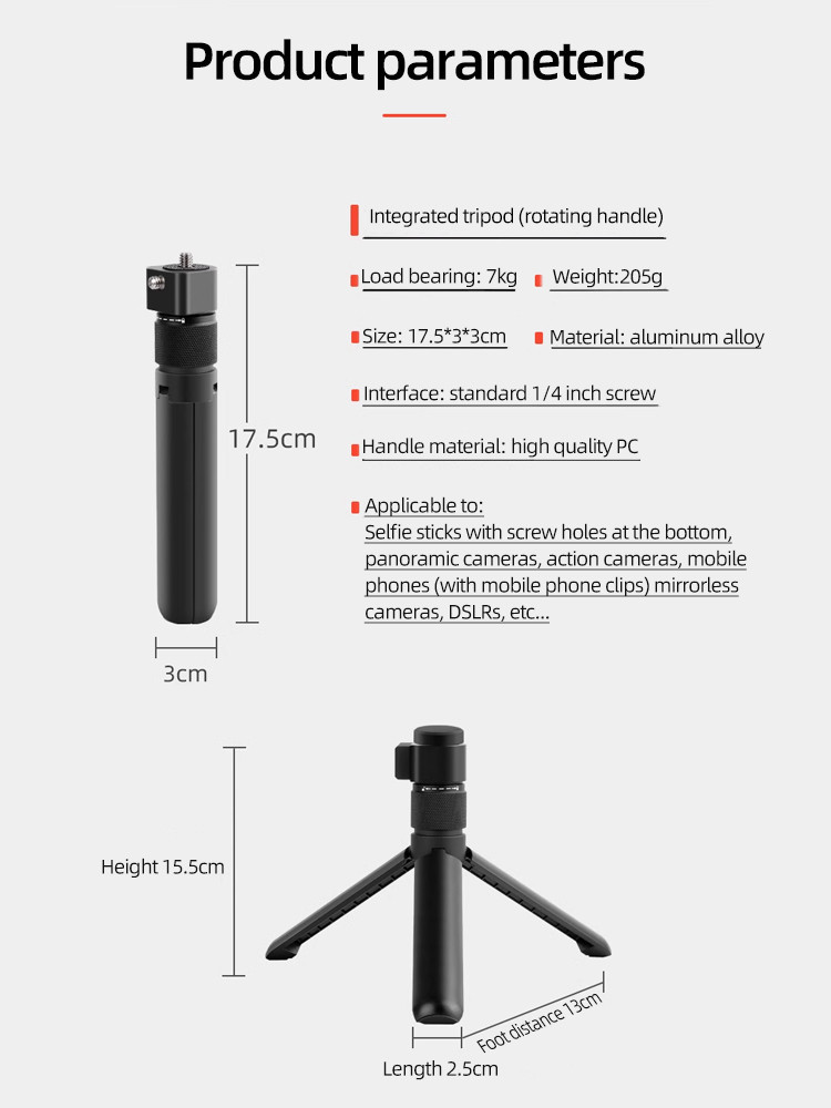 For Insta360 Invisible Selfie Stick Bullet Time Rotating Handheld ...