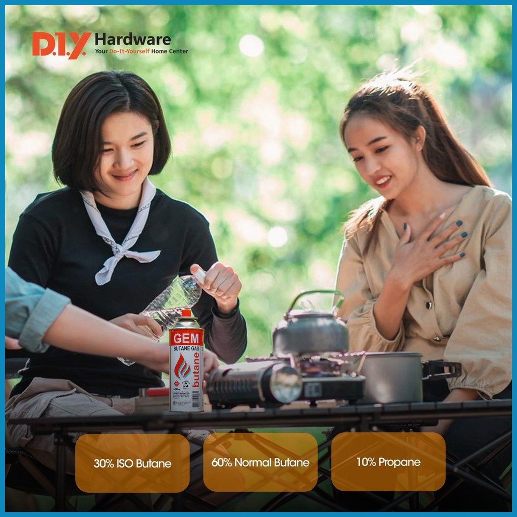Gem Butane Gas 250g for Portable Gas Stove | Shopee Philippines