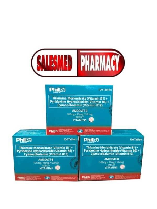 Amcovit-B VITAMIN B1+B6+B12 100 TABLETS Supplement Healthcare | Shopee ...