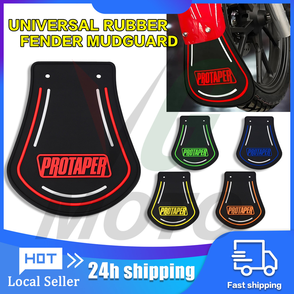 Universal Rubber Mudguard Rear and Front Mud Guard Fenders extensions ...