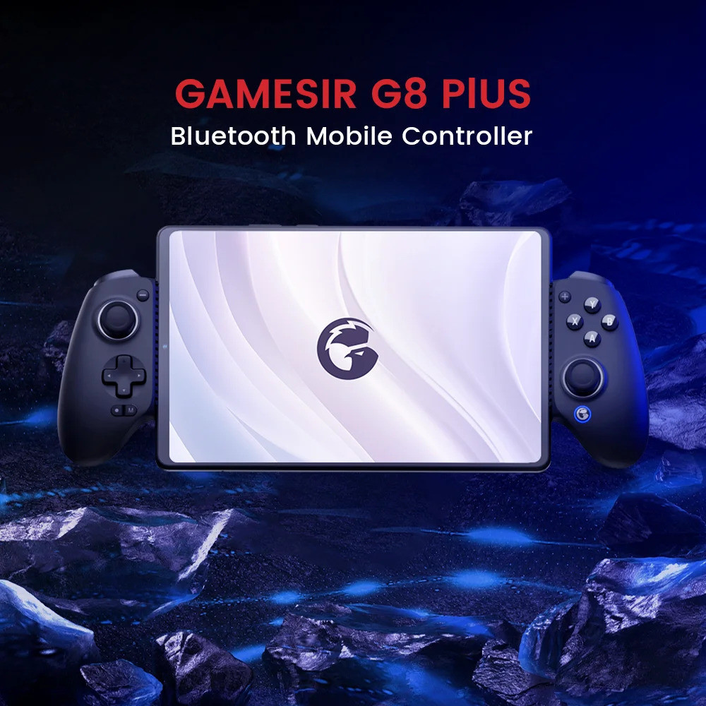 GameSir G8 Plus Bluetooth Gamepad Mobile Controller with Hall Effect Joystick for Switch PC ...