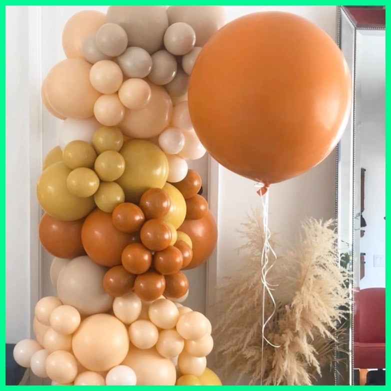 Size 5 Inches Retro Ins Morandi Color Theme Latex Balloons Birthday ...