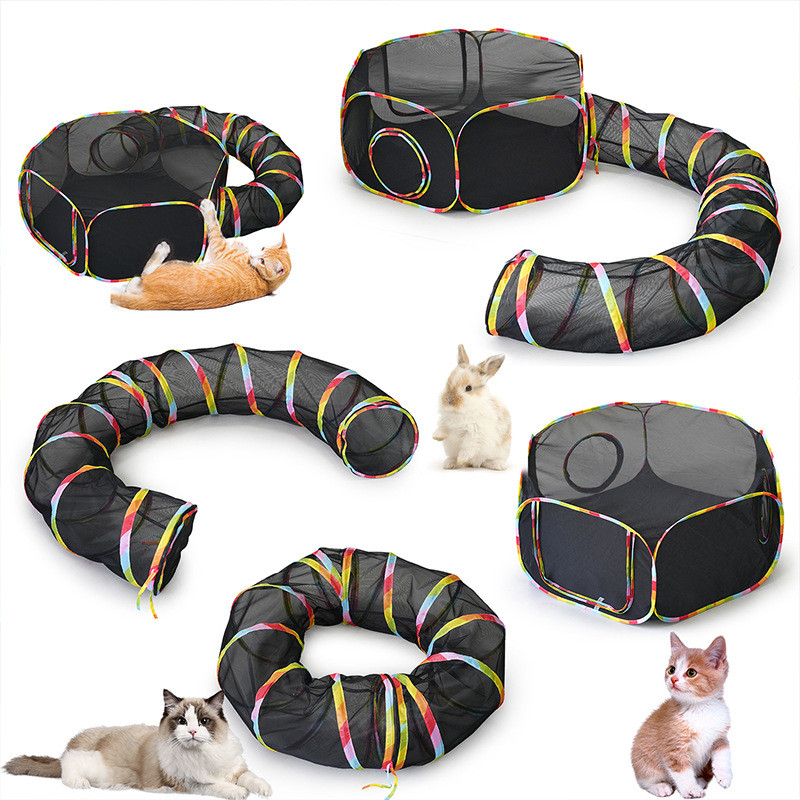 Pet Foldable Cat Waiting Room Closed Tent Tunnel a Facility for ...